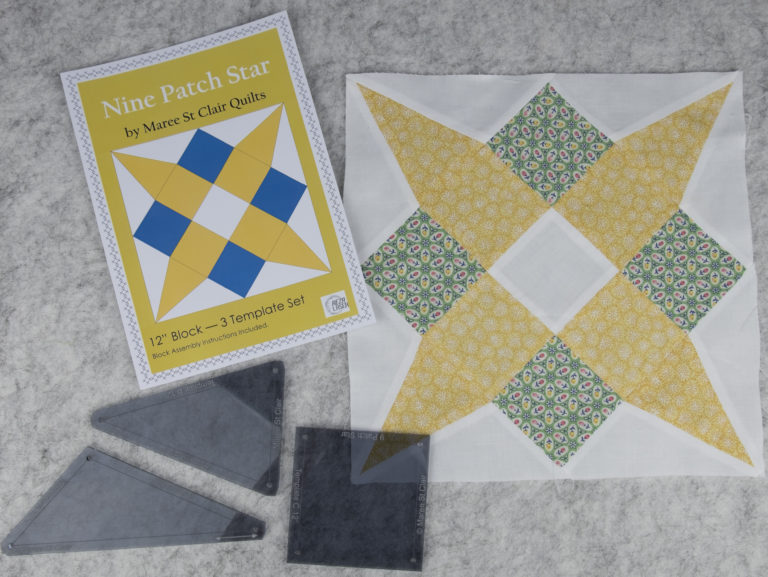 Nine Patch Star Block - Multiple Sizes - Maree St Clair Quilts
