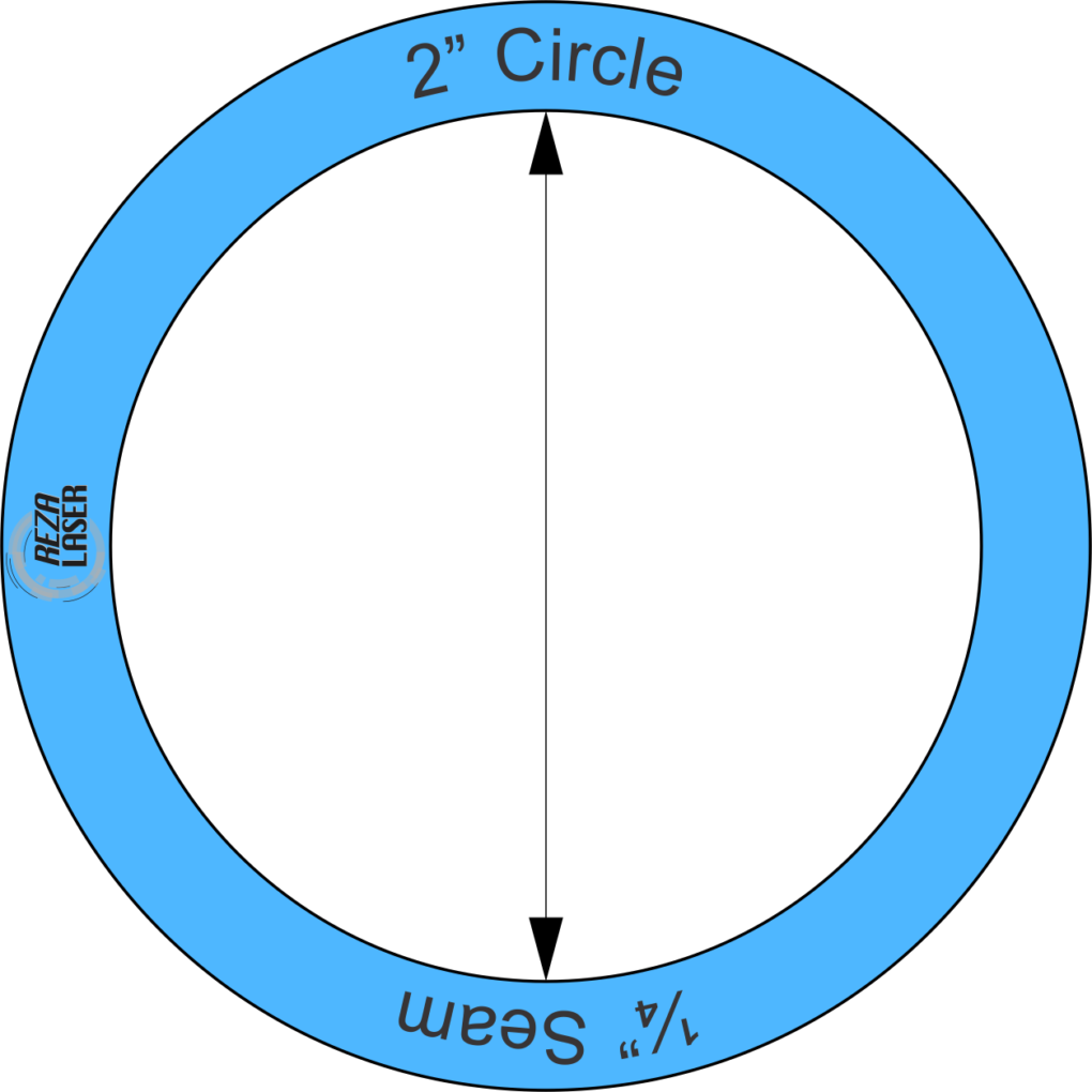 Circle - 2 Inch - Acrylic Template - I SPY with 1/4 Inch Seam Allowance ...
