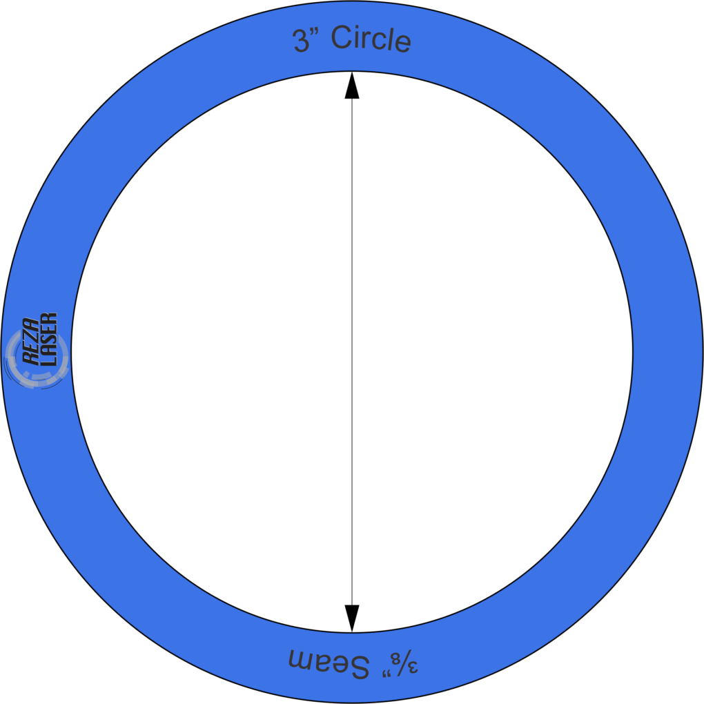 Circle - 3 Inch - Acrylic Template - I SPY with 3/8 Inch Seam Allowance ...