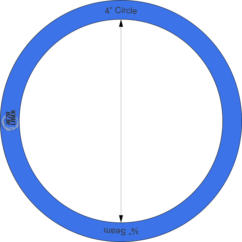 Circle - 4 Inch - Acrylic Template - I SPY with 3/8 Inch Seam Allowance ...