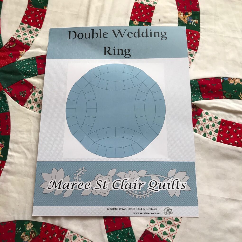 Double Wedding Ring Template Set - Maree St Clair Quilts