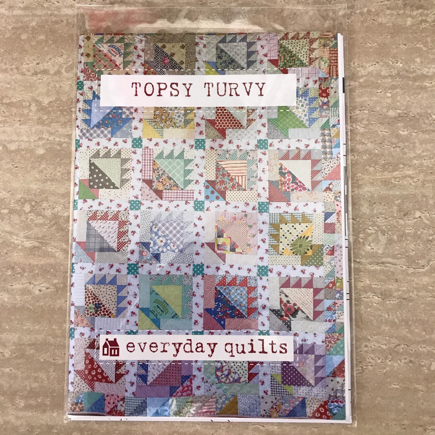 Topsy Turvy - Sandra Boyle - Everyday Quilts - Maree St Clair Quilts