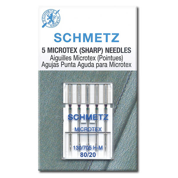 Schmetz – Sewing Machine Needles – Microtex 80/12 - Maree St Clair Quilts