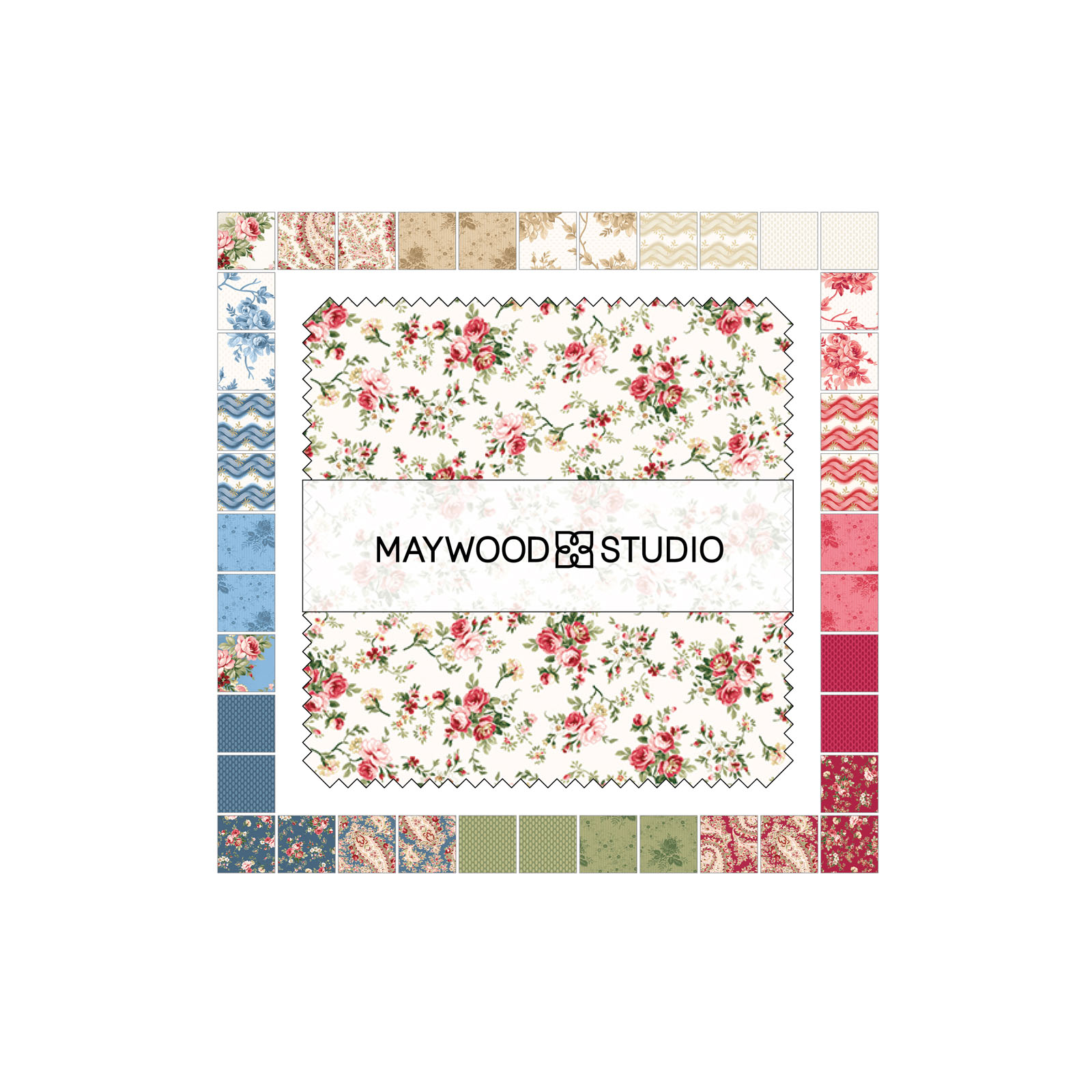 American Beauty by Robyn Pandolph Saxty - 10 Inch Squares - Maree St ...