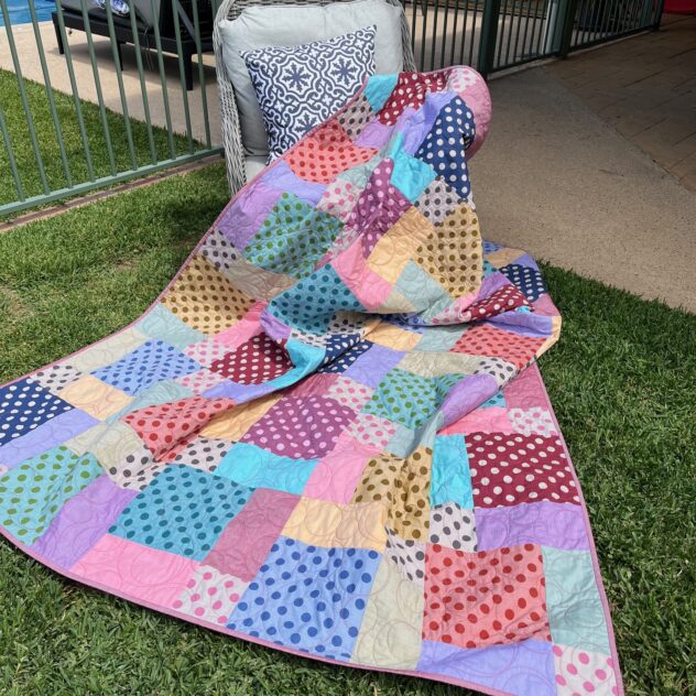 Dottie - Chambray and Chambray Dots - Quilt Pattern and Fabric Kit - Maree St Clair Quilts